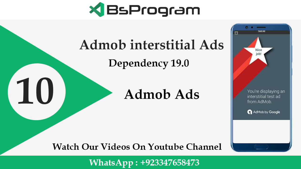 How to show admob interstitial ad in android studio - BsProgram How to show admob interstitial ad in android studio - BsProgram